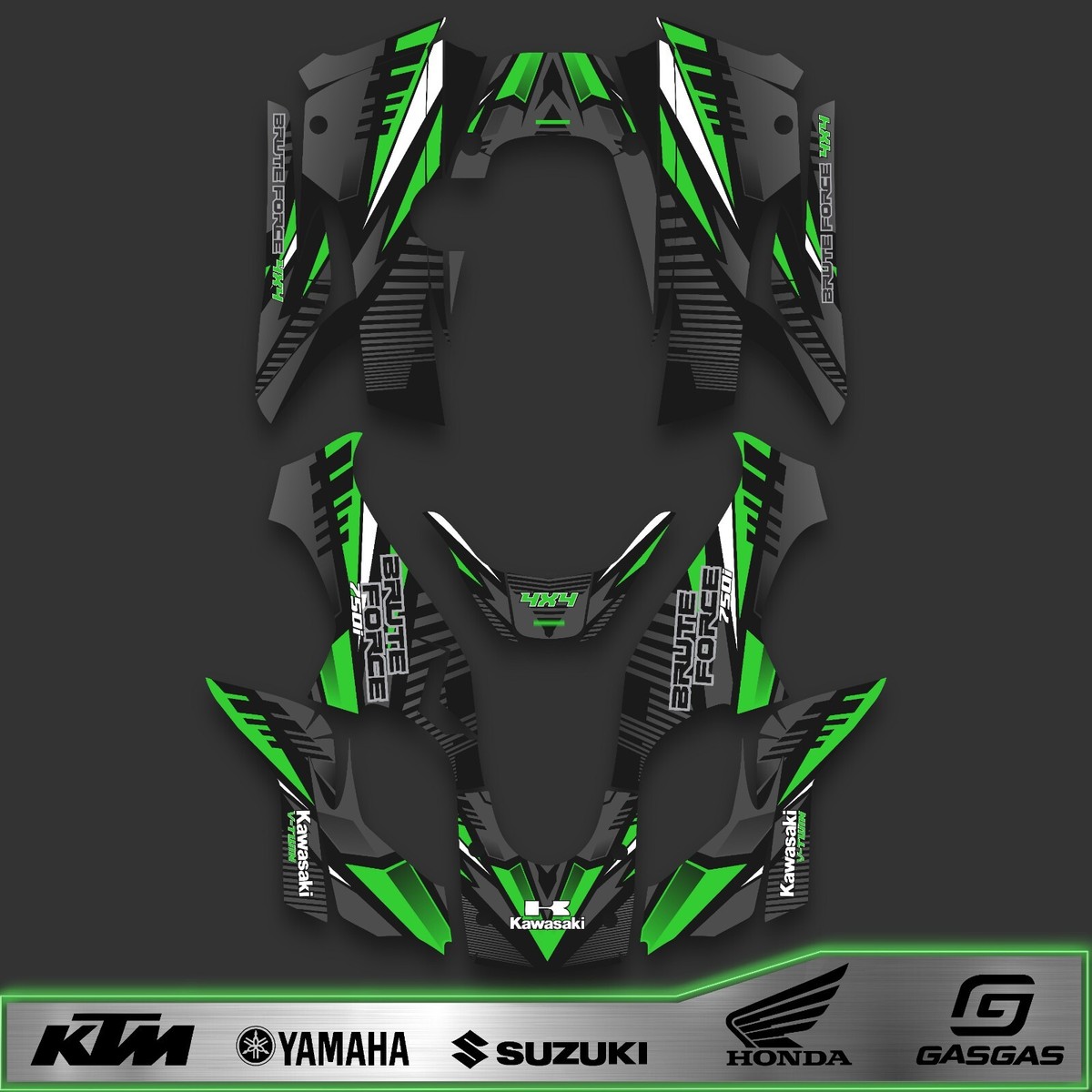 Kawasaki Brute Force Logo Kawasaki Brute Force 650I & 750I (05 11)