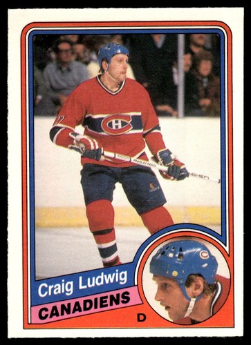 1984-85 O-Pee-Chee Craig Ludwig Montreal Canadiens #265 | eBay