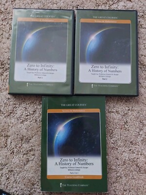 Great Courses Teaching Company ZERO TO INFINITY History Numbe DVD ...