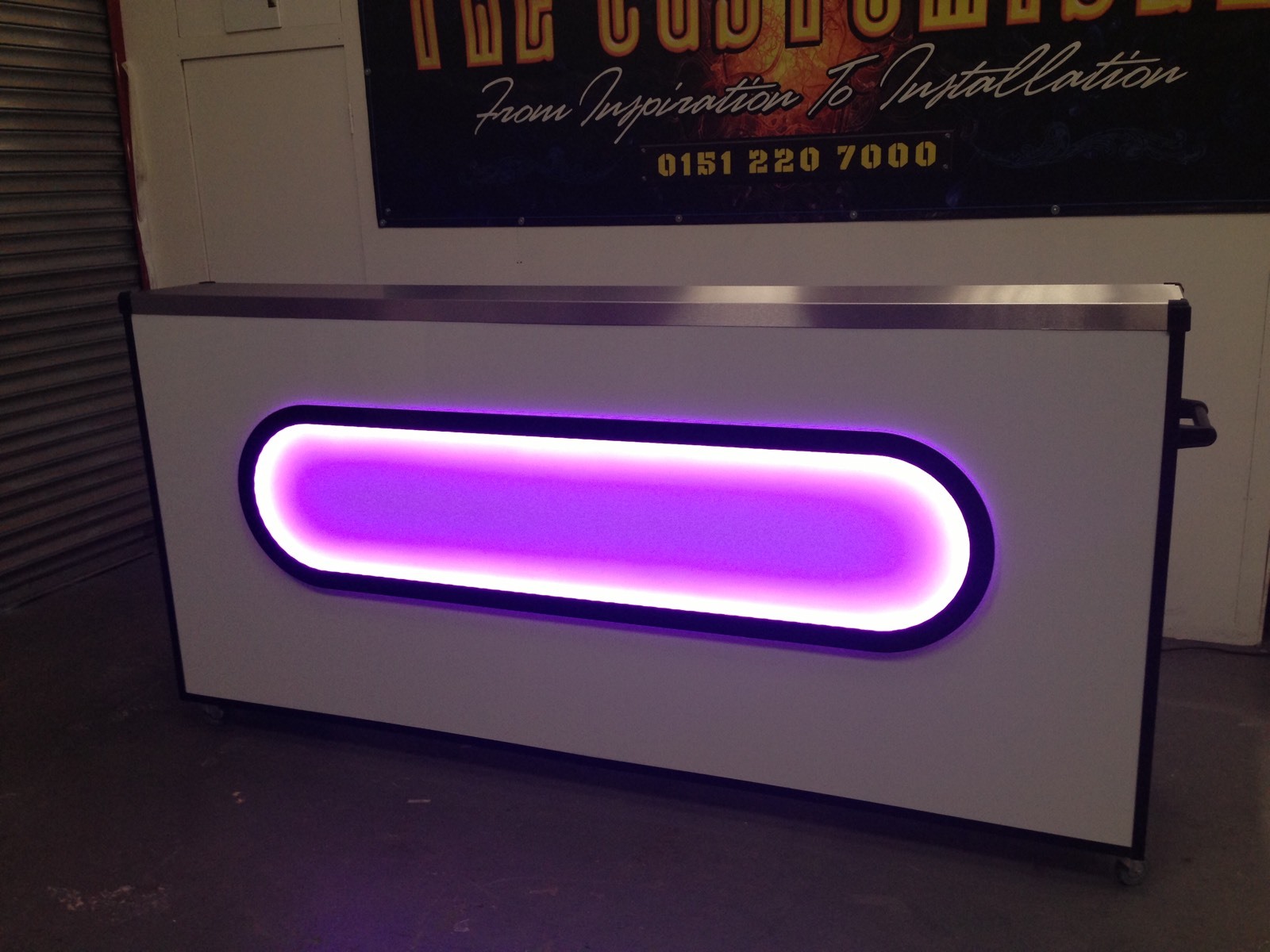 DJ booth mobile Disco Booth Front Of House Desk Light Control Desk | eBay