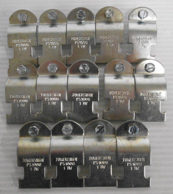 9-pc Powerstrut PS1000 1/2" TW Pipe Clamp Strut Strap Thinwall EMT ...