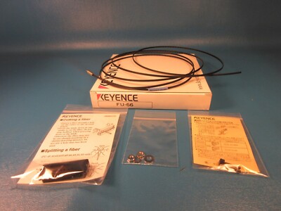 KEYENCE FU-66, Reflective Fibre Unit, Fiber Optic Sensor, M4 | eBay