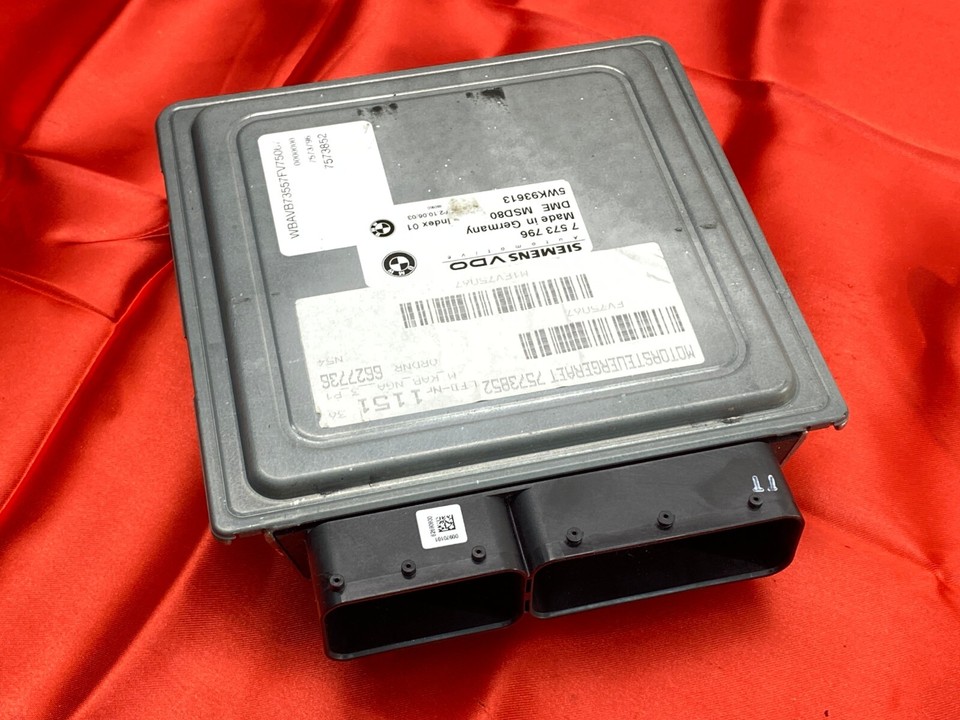 BMW E88 E90 E92 135 335 535 N54 DME ECU Engine Computer CAS3 Module Key ...