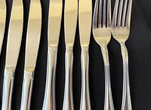 48Pcs REED & BARTON Solange Stainless Steel Flatware Lot Mixed China & Korea etc | eBay