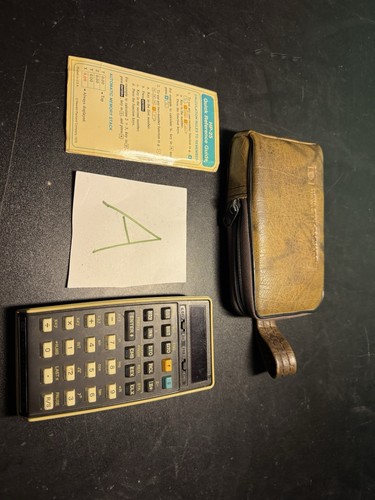 Hewlett Packard HP-25 Handheld Programmable Engineering Scientific ...