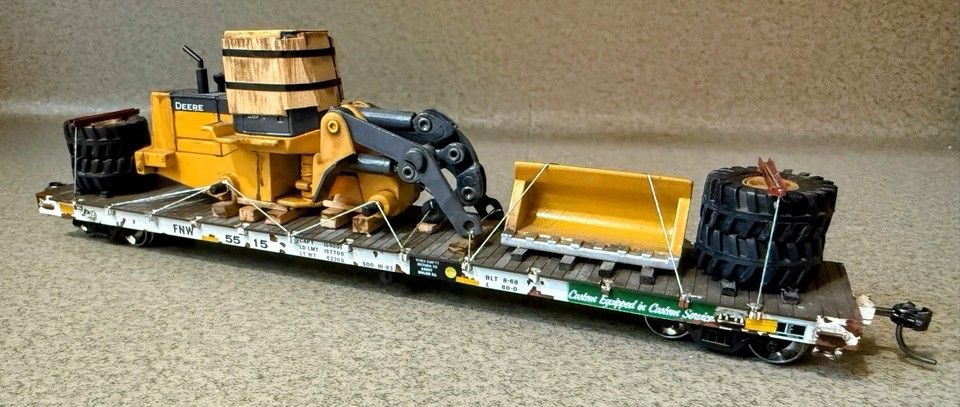 HO Scale Custom Flat Car Load | eBay