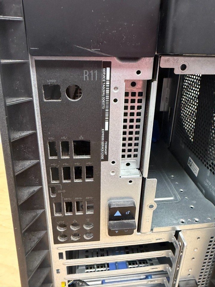 Dell Alienware Aurora R11 Case Only BareBone Chassis Gaming WHITE | eBay