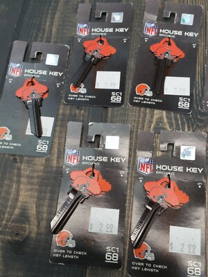 LOT of 5 - NEW UNCUT - NFL KEY SC1 68 - Cleveland Browns | eBay