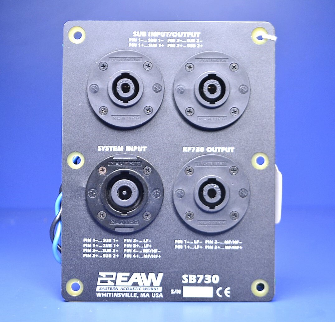 EAW SB730 Line Array Subwoofer Input Panel | eBay