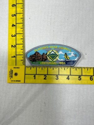 Glacier's Edge Council 1998-2008 Venturing Patch strip BSA Boy Scouts ...