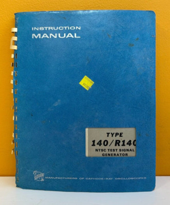 Tektronix 070-0944-00 Type 140 / R140 NTSC Test Signal Generator Instr ...