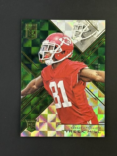 2016 Elite Tyreek Hill (Dolphins) RC Rookie Green Parallel Card SSP ...