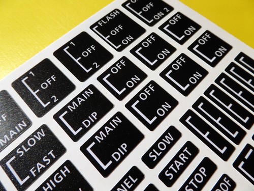 DASHBOARD CUSTOM STICKER DECAL SET Ideal for Rally, Race, Classic and ...