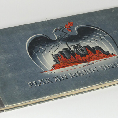 WW2 War Artist Book Luftwaffe Flak German Ruhr Painting Anti Aircraft ...