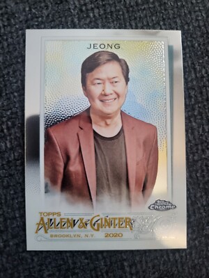 2020 Topps Allen & Ginter Chrome Ken Jeong #167 The Hangover | eBay