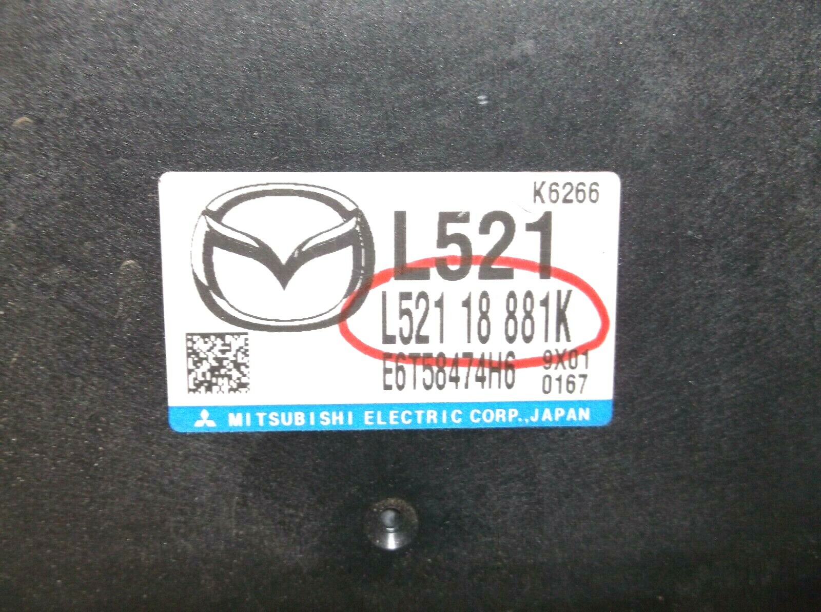 09-10 MAZDA 6 2.5L AUTOMATIC ENGINE COMPUTER/ECU.PCM | eBay
