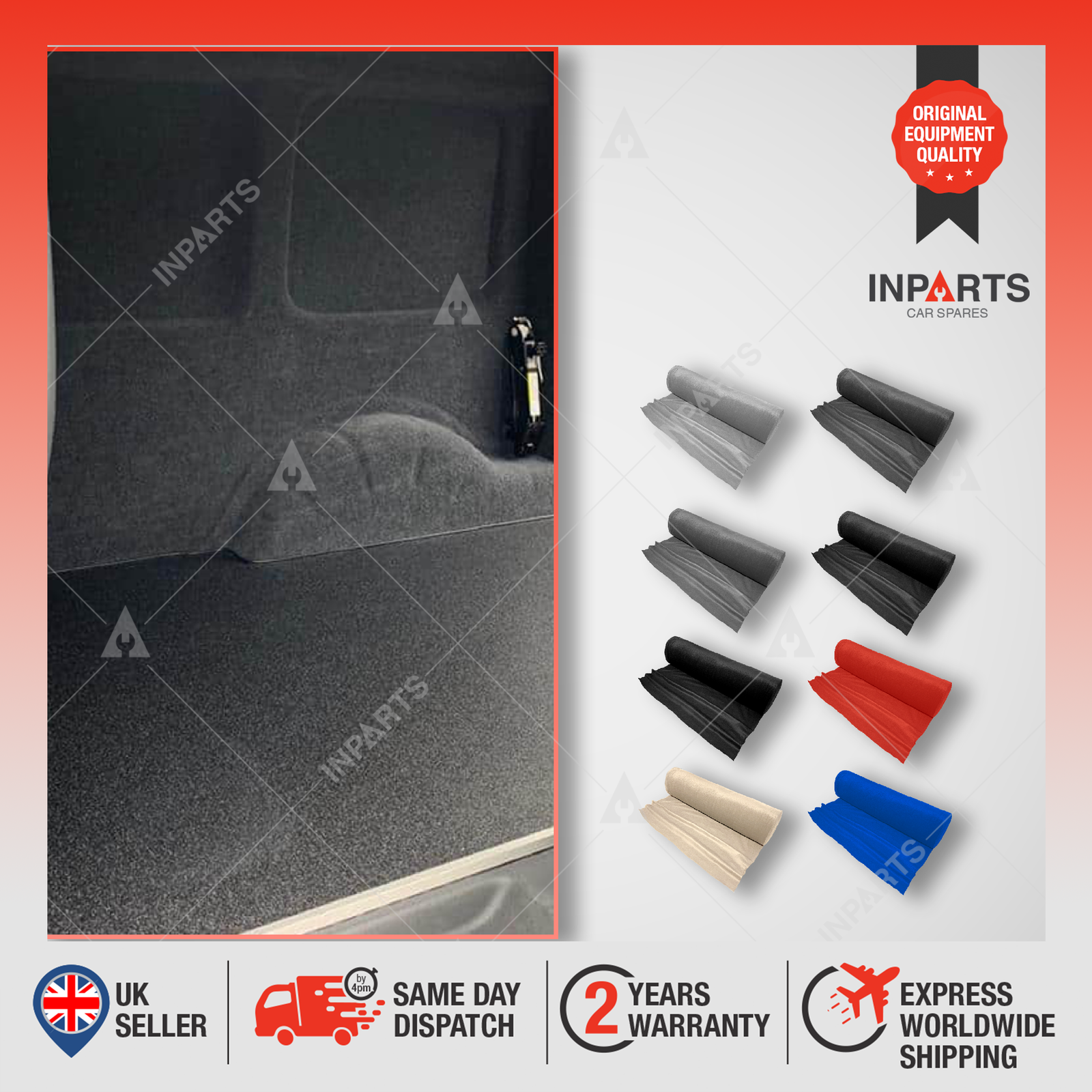 Camper Van Lining Carpet 4 Way Stretch For Any Van Caravan Motorhomes ...