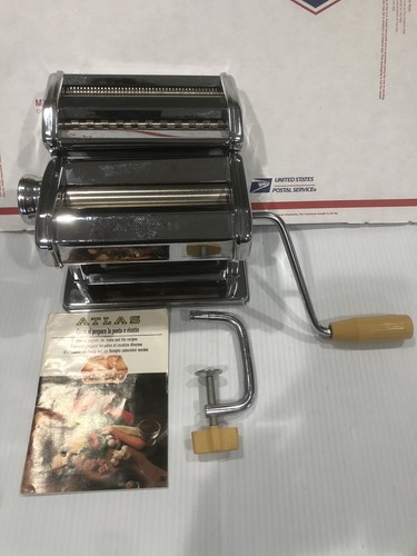 MARCATO Atlas 150 Pasta Machine with Cutter, Hand Crank | Made in Italy ...
