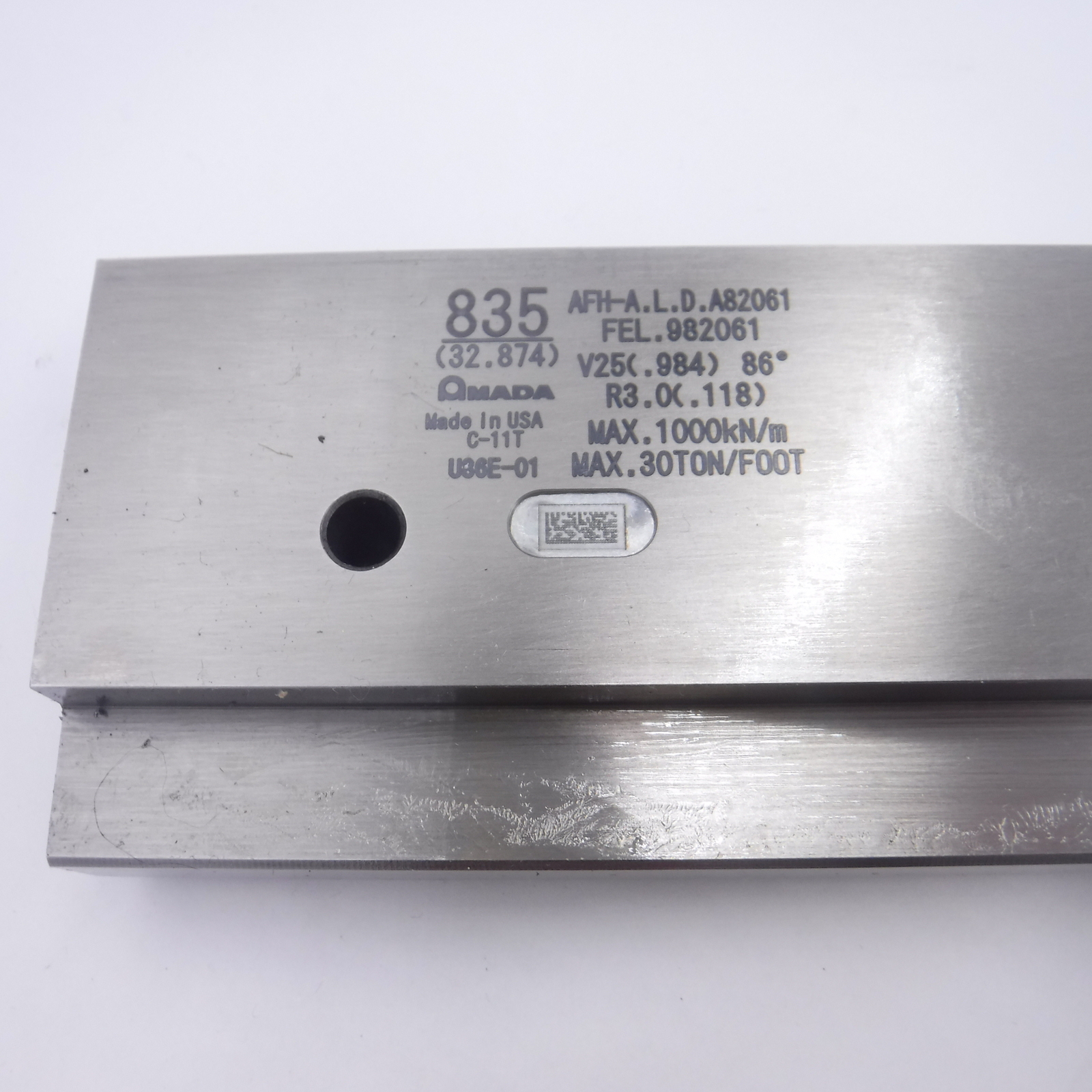 Amada Tool America 32.874" Long Gooseneck Die 835/AFH-A.L.D. | eBay