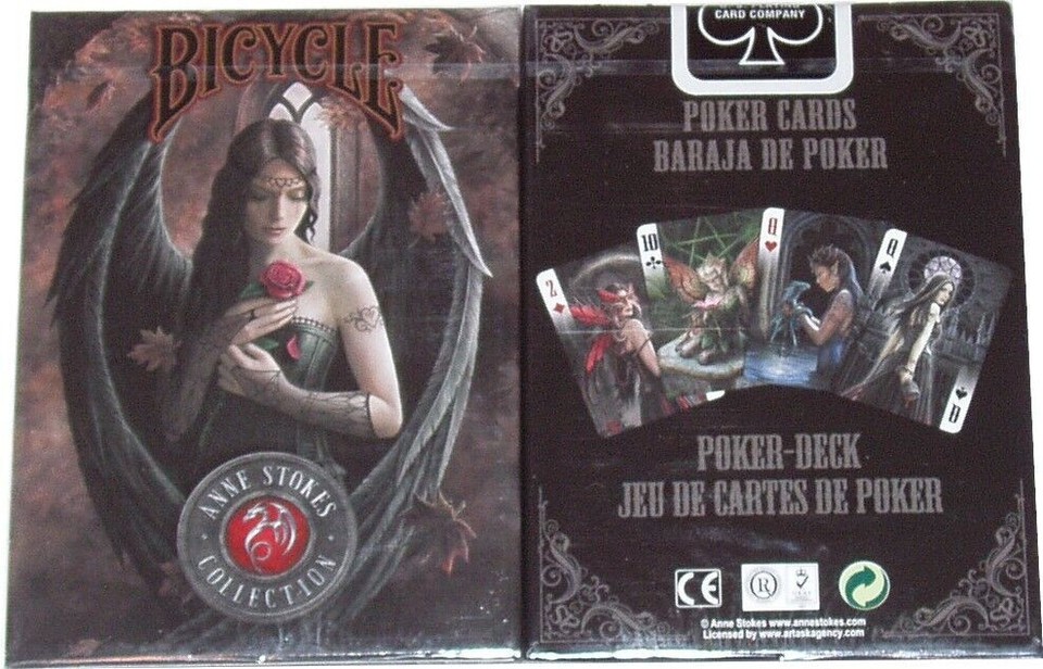 ANNE STOKES 1 DECK Bicycle Playing Cards Poker rare steampunk gothic ...