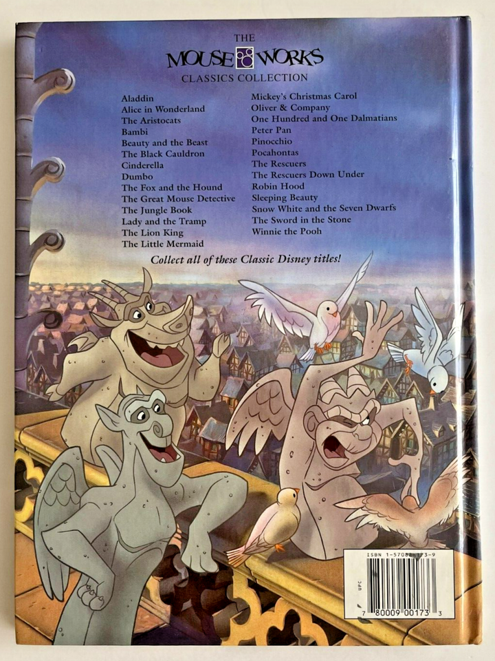 Disney's The Hunchback of Notre Dame, 1996 Mouse Works Hardcover Book ...