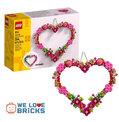 LEGO 40638 Heart Ornament Flower Ring Valentine's Day Brand New Sealed ...