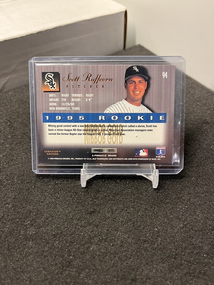 Scott Ruffcorn 1995 Select Certified Mirror Gold 94 Chicago White Sox ...
