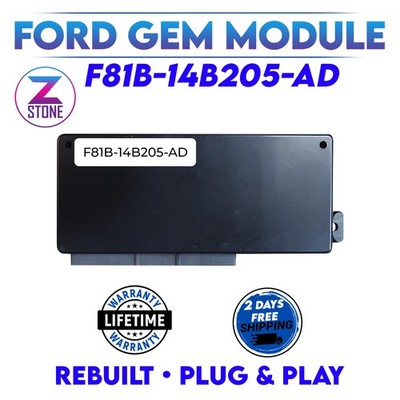 Rebuilt Ford F250 F350 GEM Multifunction BCM Body Control Module F81B ...