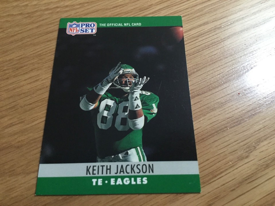 1990 Pro Set Keith Jackson Autographed Football Card Green Bay Packers ...