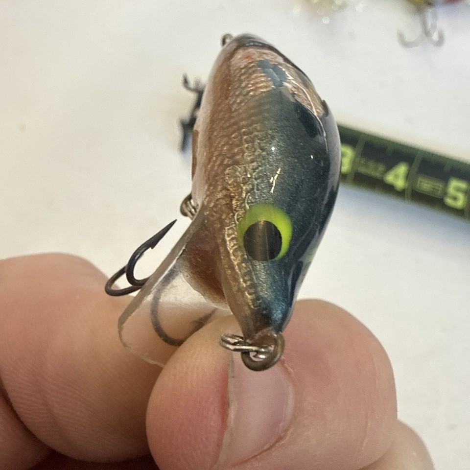Vintage Jim Glass Unknown Color Custom Balsa Fishing Lure Crank Bait ...