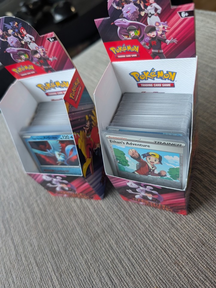 Pokémon Destined Rivals Bulk Card Bundle Joblot Ex Holo Reverse Holo ...