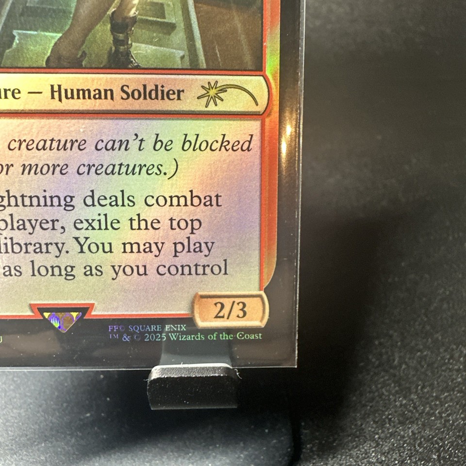 Lightning, Security Sergeant - Promo FOIL - Final Fantasy #2 Rare, NM | eBay