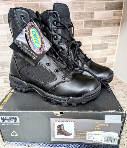 New In Box Magnum Style 8154 Stealth II Men's Black Tactical Work Boot ...
