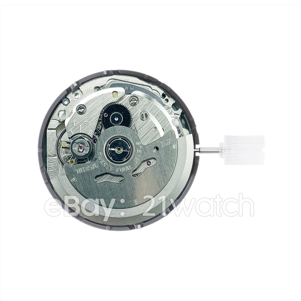New TMI NH35 NH35A Automatic Movement Mechanical With Stem Date at 6 | eBay