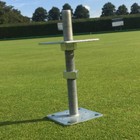 Galvanised Height Adjustable Elevated Post Base Support | eBay UK