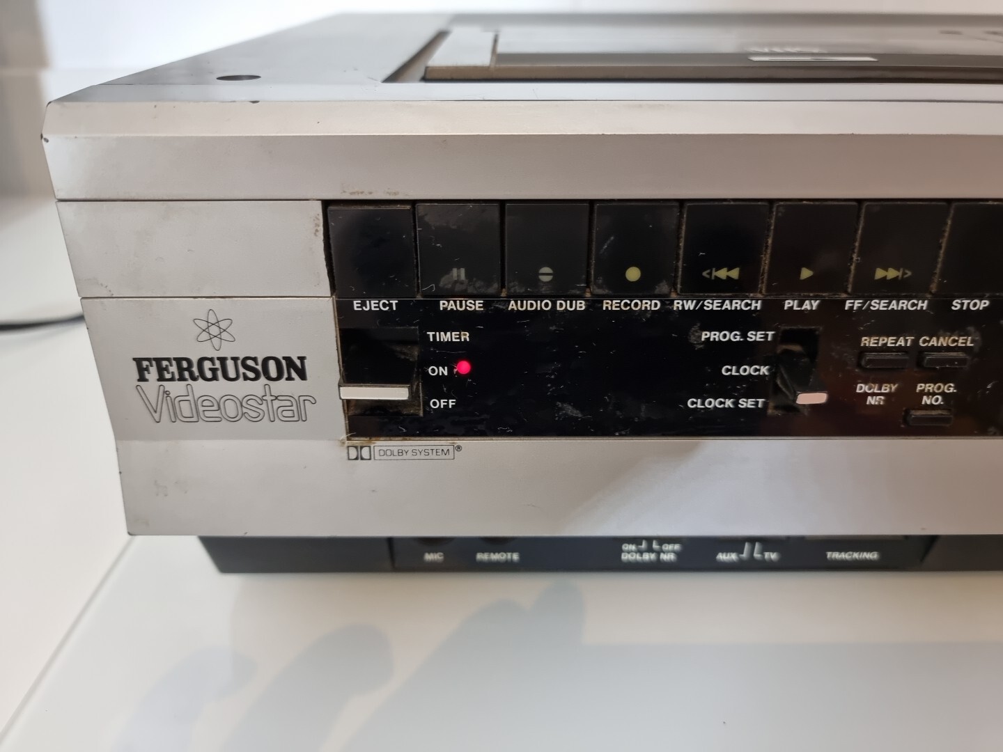 Vintage Ferguson Videostar 3V29 VCR Toploader VHS Player Retro *Time ...