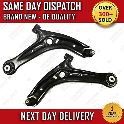 FORD FIESTA MK7 FRONT LOWER CONTROL ARMS SUSPENSION WISHBONE PAIR LH/RH ...