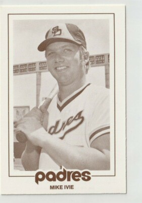 Mike Ivie Padres / Walker H. S. Georgia One of 40 Cards from 1977 ...