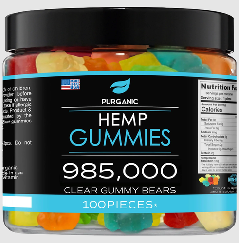 High Potency Gummies Pain, Stress, Anxiety, 100 Cts -USA Made, FAST ...