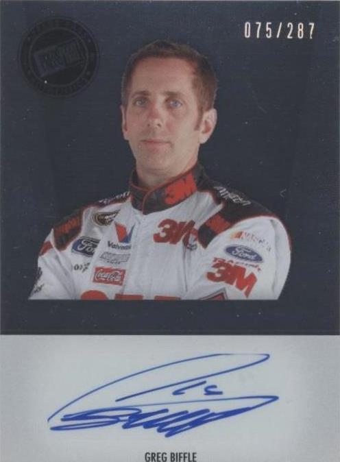 2011 Press Pass Premium - Signatures Greg Biffle #PS-GB /287 (AU) for ...