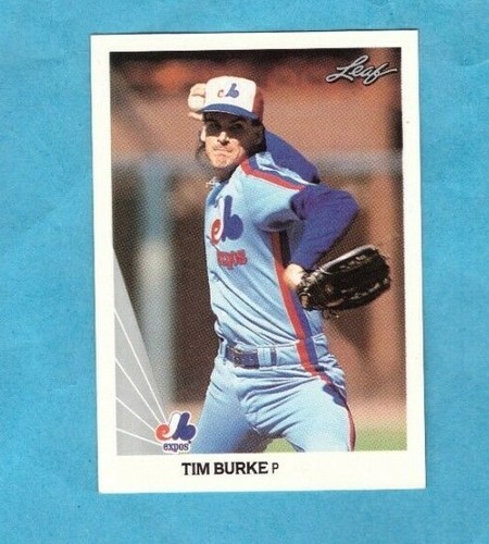 1990 Leaf baseball card #28 Tim Burke Expos | eBay