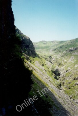 Photo 6x4 Upper Cwm Cywarch Glasgwm The gorge of the upper Afon Cywarch ...