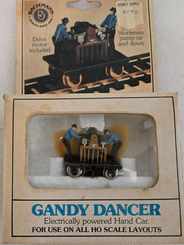 Bachmann GANDY DANCER 46202 HO Scale Electrically Powered Hand Car ...