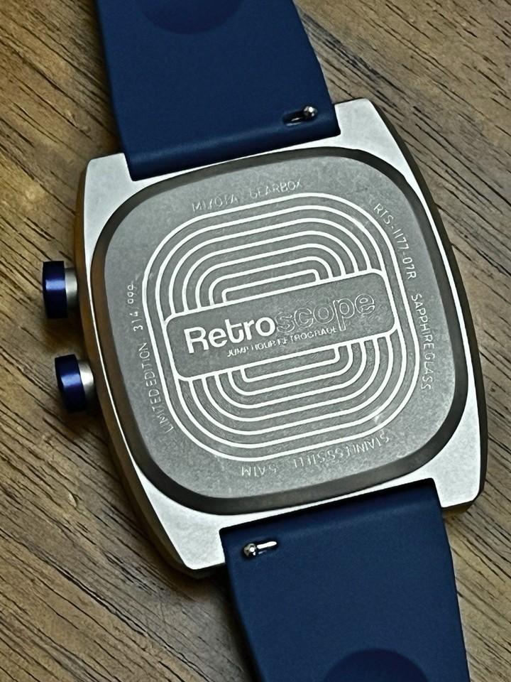 Xeric Retroscope — Retrograde Jump Hour Watch — Limited Run — Blue | eBay