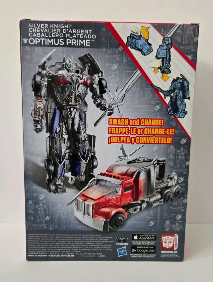 Transformer OPTIMUS PRIME Silver Knight Target Exclusive Action Figure ...
