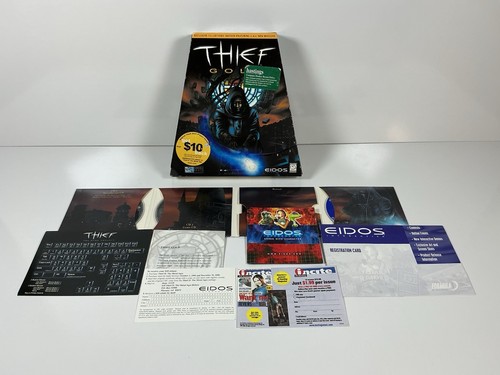 1998 Thief Gold Trapeziod Big Box Collectors Edition PC Eidos COMPLETE ...