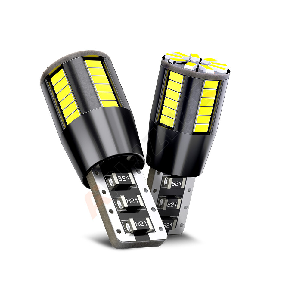 LED License Plate Tag Light Bulb Bright W5W 168 194 2825 T10 White ...