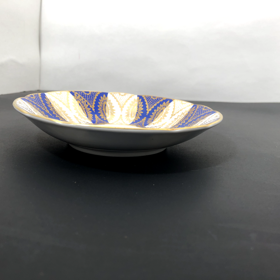 Vtg Paragon bone china tea cup & saucer blue gold Cornflower pattern | eBay