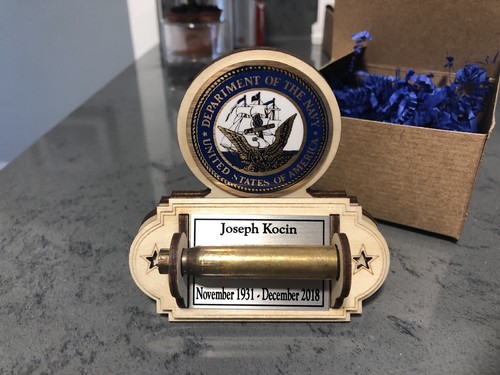 Army Navy Air Force Marine Coast Guard 21 Gun Funeral Shell Casing ...