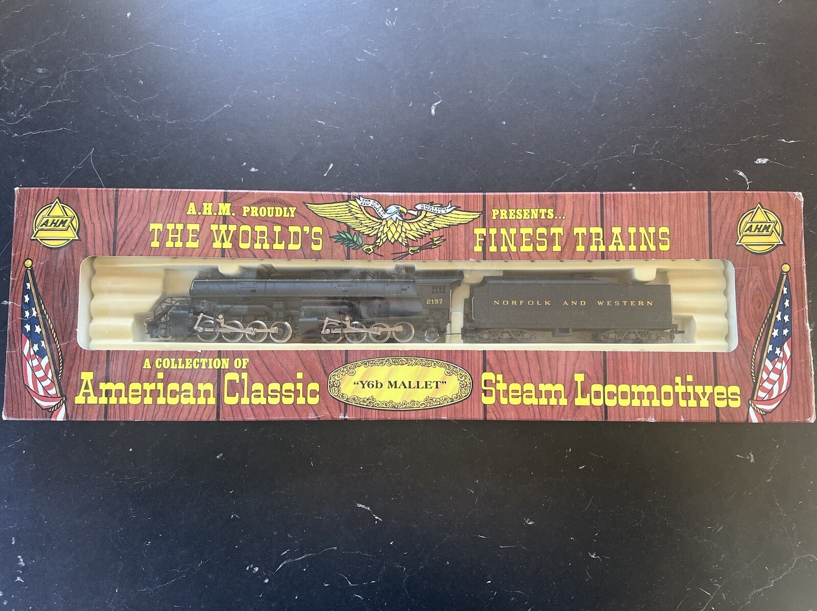 RIVAROSSI AHM 5090A HO Scale Pennsylvania 2-8-8-2 Y6b Mallet Locomotive ...